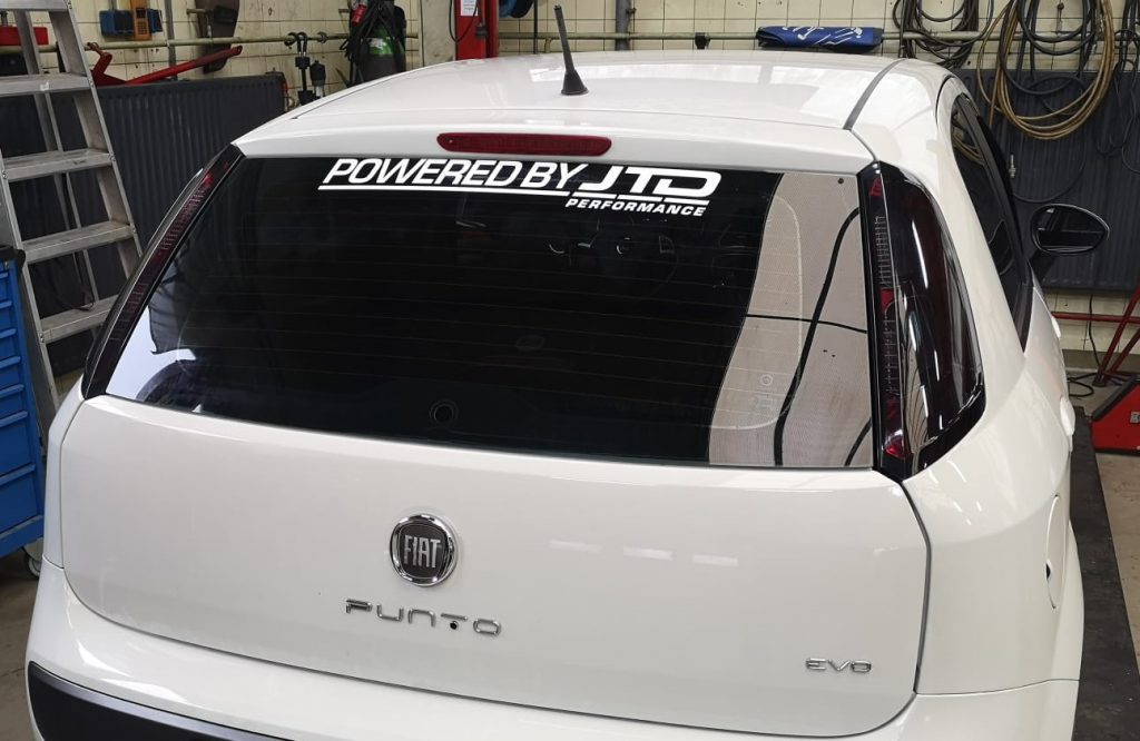 Window sticker – “Powered by JTD-Performance” – JTD Performance